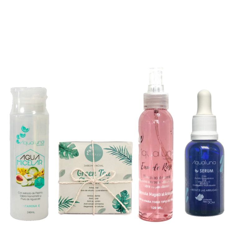 KIT RUTINA DIARIA CON AGUA MICELAR - Aqualuna